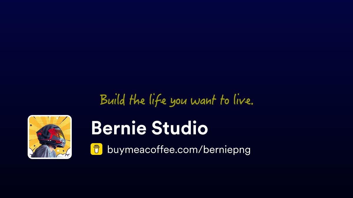 Bernie Studio - Buymeacoffee