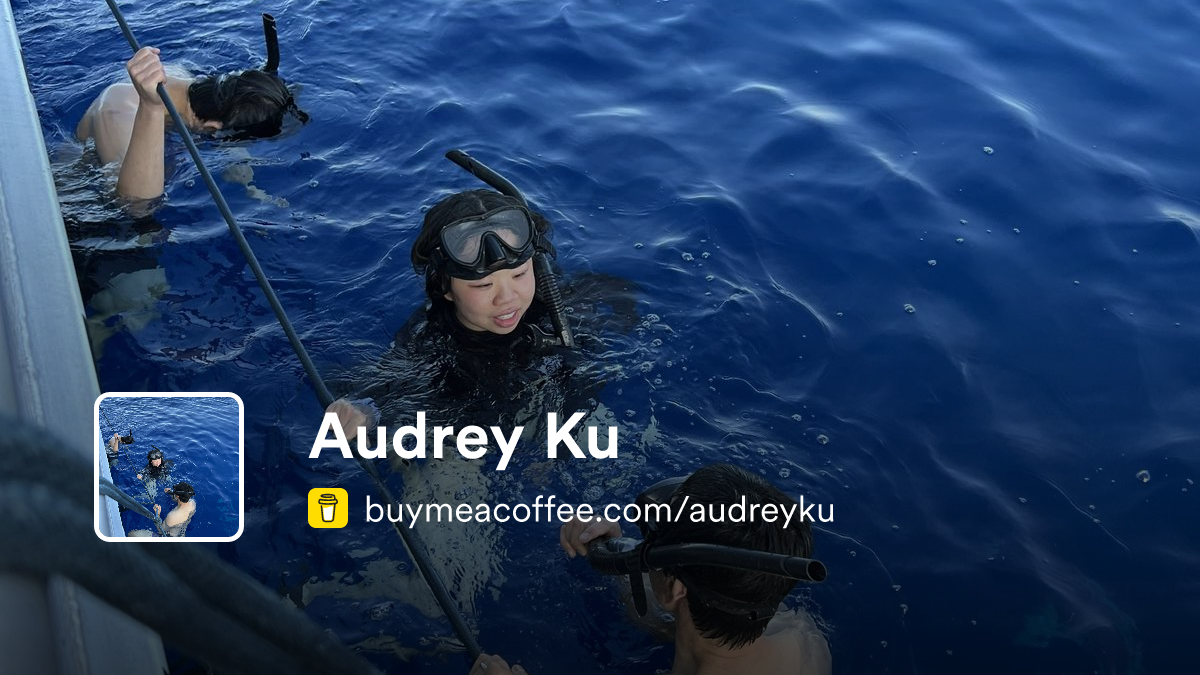Audrey Ku - Buymeacoffee