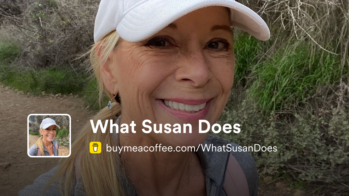 What Susan Does - Buymeacoffee