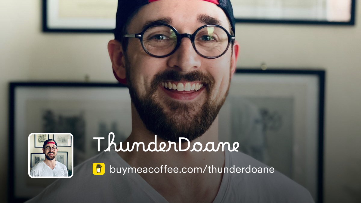 ThunderDoane is Programming, Dancing, & Designing Games - Buymeacoffee