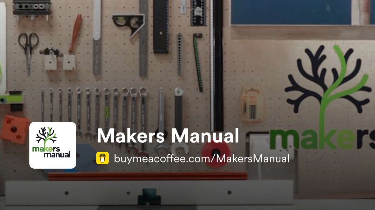 Makers Manual - Buymeacoffee