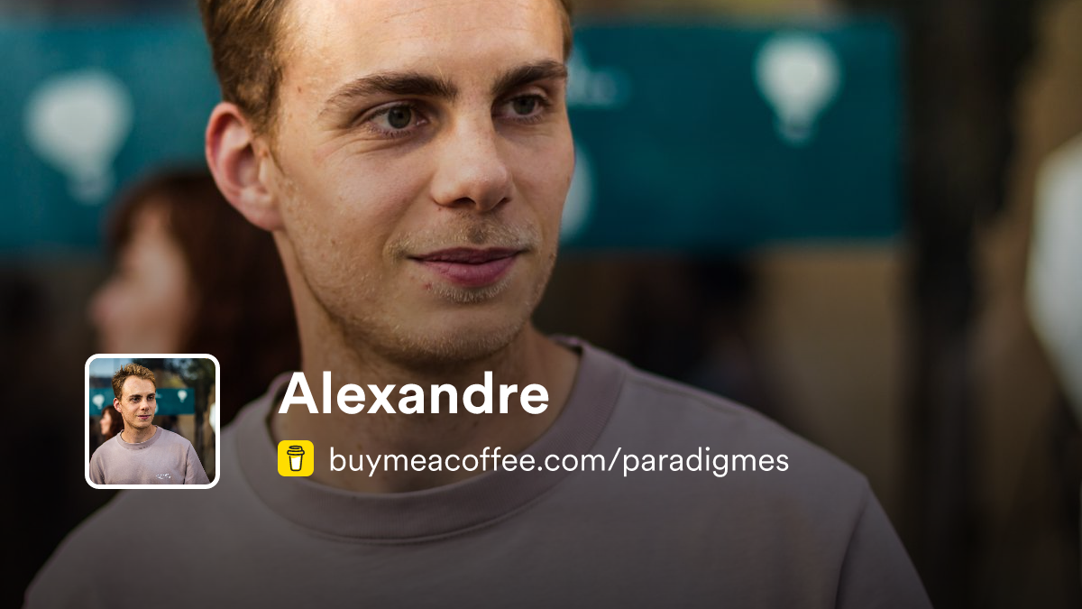 Alexandre - Buymeacoffee