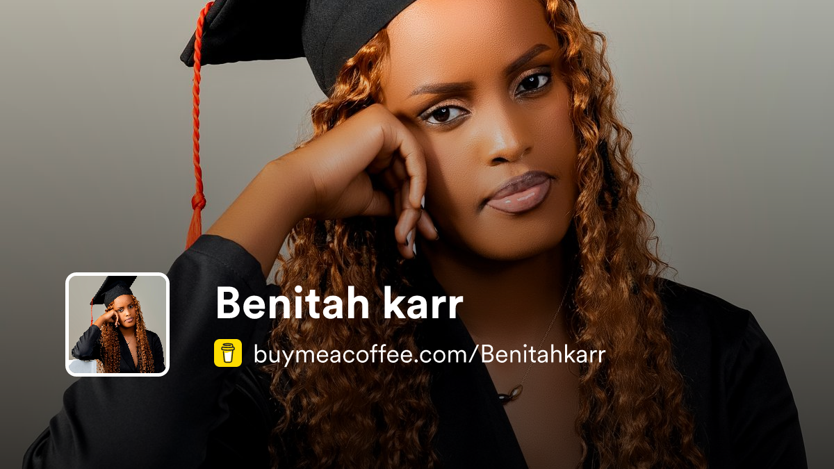 Benitah karr - Buymeacoffee