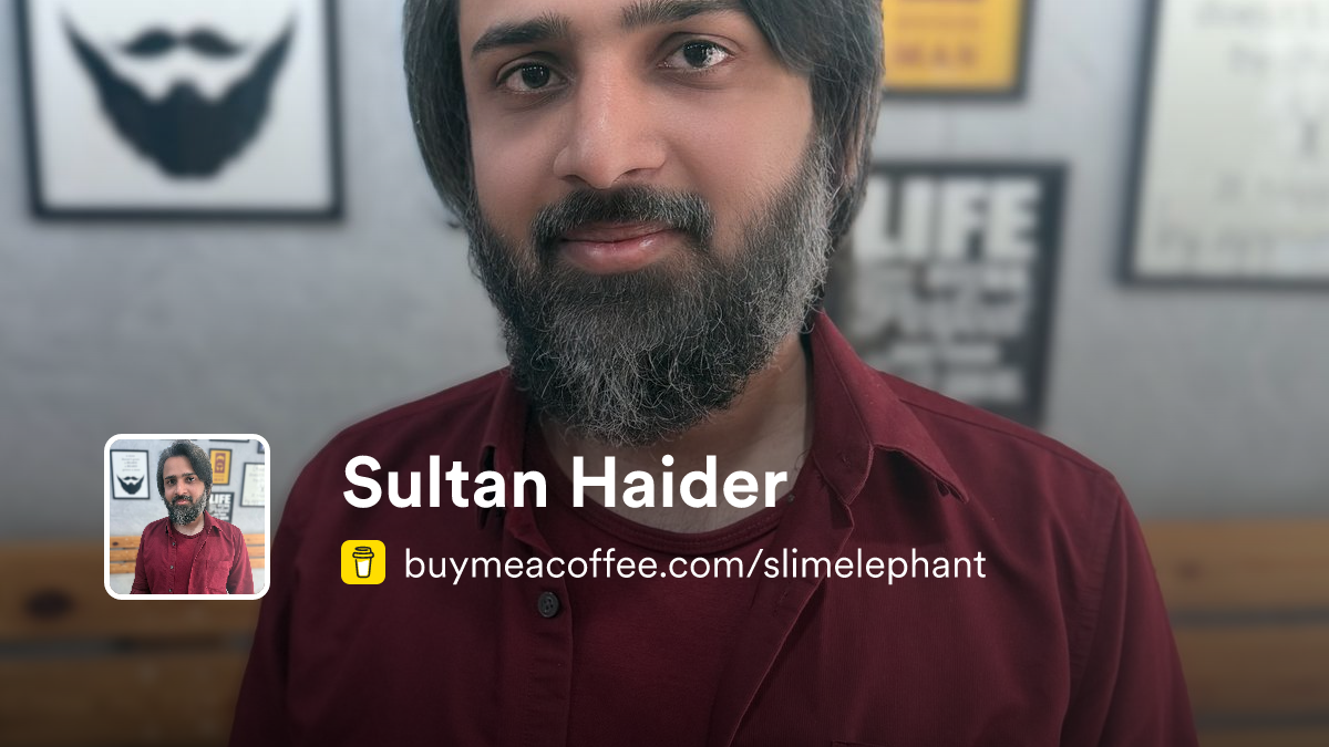 Sultan Haider - Buymeacoffee