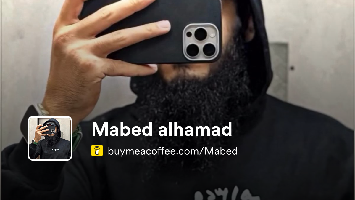Mabed alhamad - Buymeacoffee