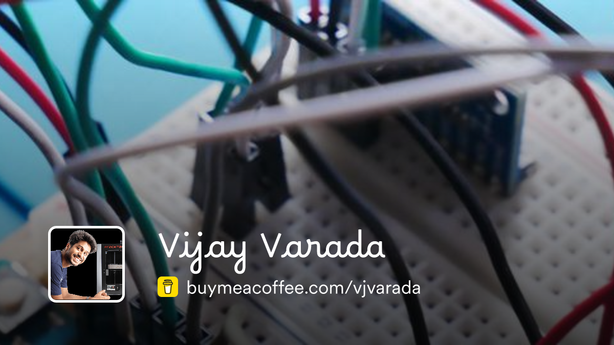 Vijay Varada is Open Source Hardware - Buymeacoffee