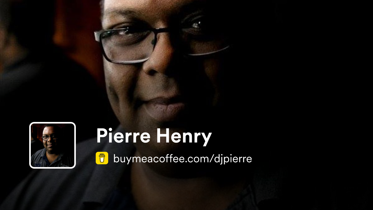 Pierre Henry - Buymeacoffee