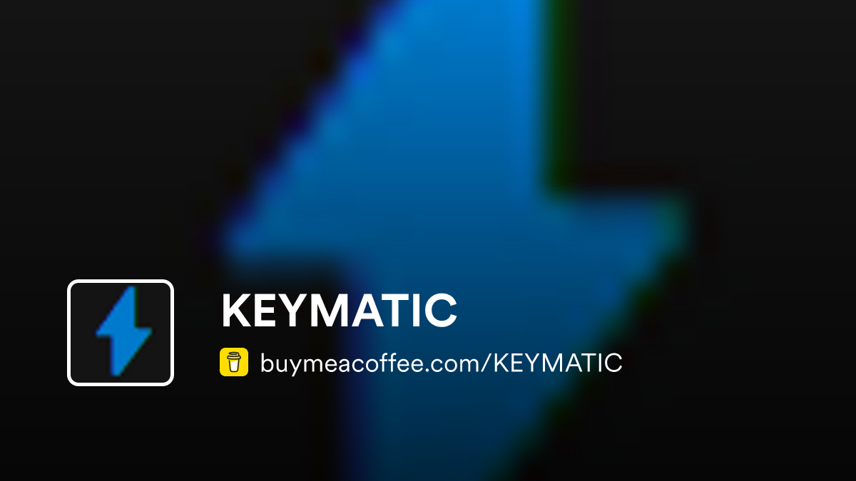 KEYMATIC - Buymeacoffee