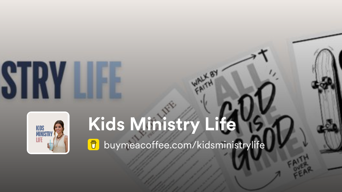 Kids Ministry Life - Buymeacoffee