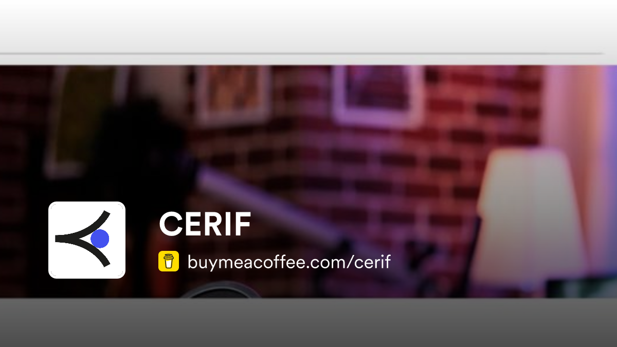 CERIF is Videos - Buymeacoffee