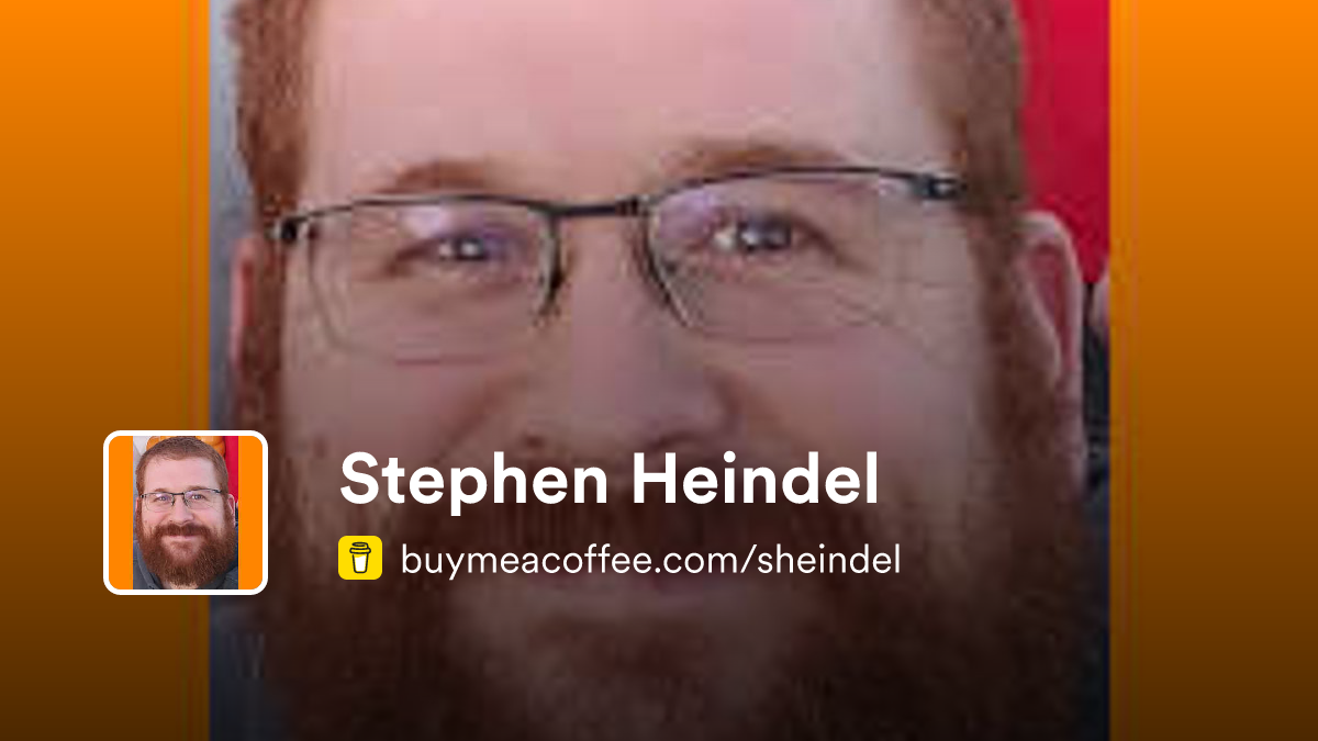 Stephen Heindel - Buymeacoffee