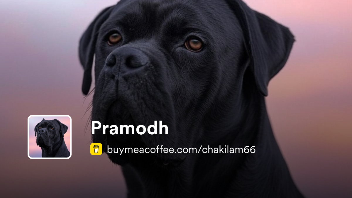 Pramodh is Blogging & Content Creator - Buymeacoffee
