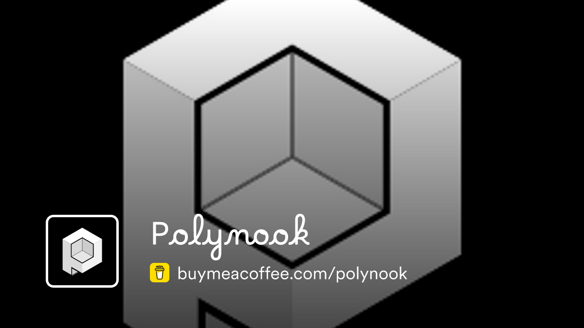 Polynook is creating Unity and Blender Tutorials, Digital Assets, and Software - Buymeacoffee
