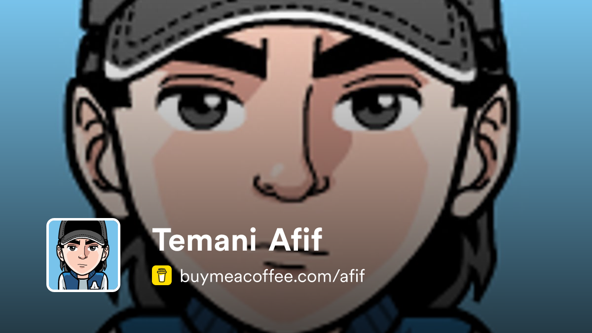 Temani Afif - Buymeacoffee