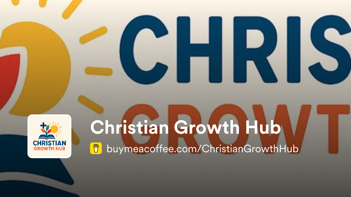 Christian Growth Hub - Buymeacoffee