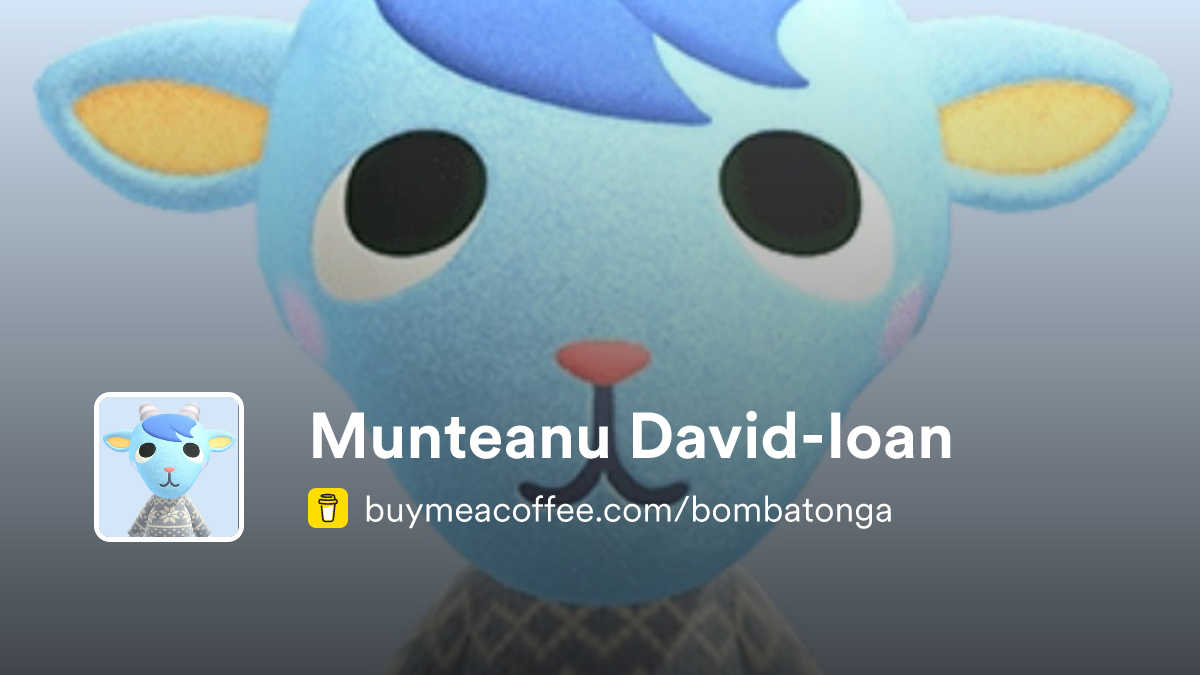 Munteanu David-Ioan - Buymeacoffee
