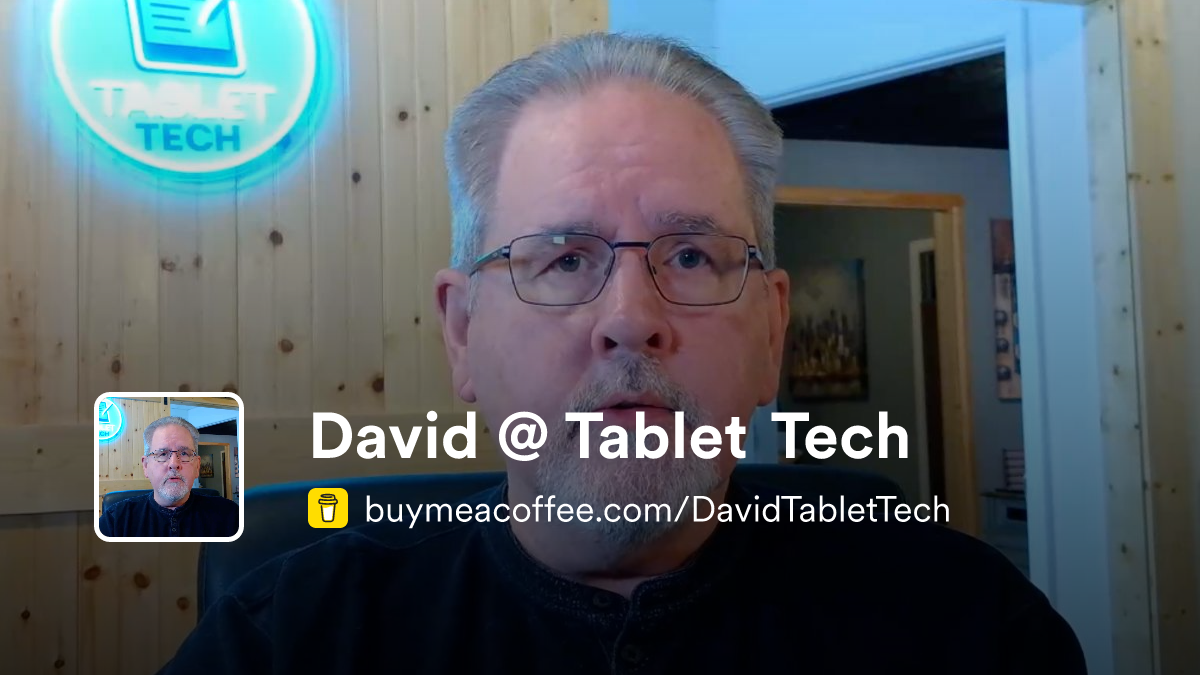 David @ Tablet Tech - Buymeacoffee