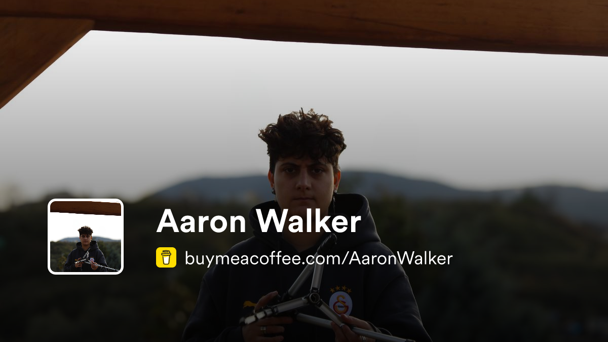 Aaron Walker - Buymeacoffee