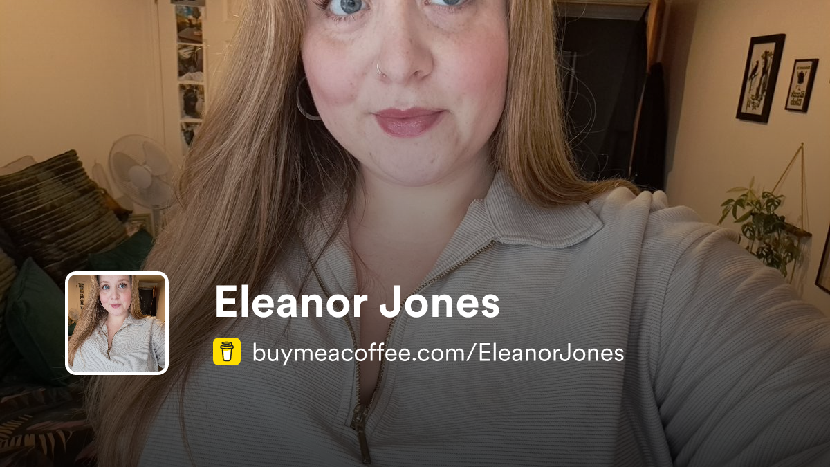 Eleanor Jones - Buymeacoffee