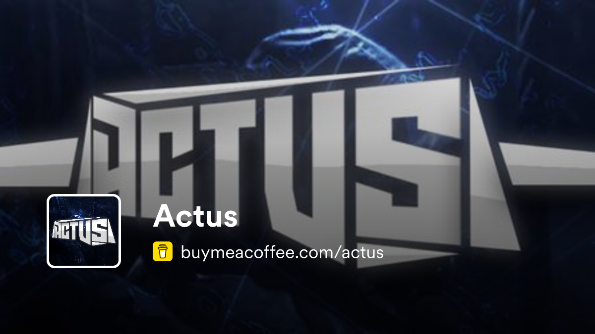 Actus - Buymeacoffee