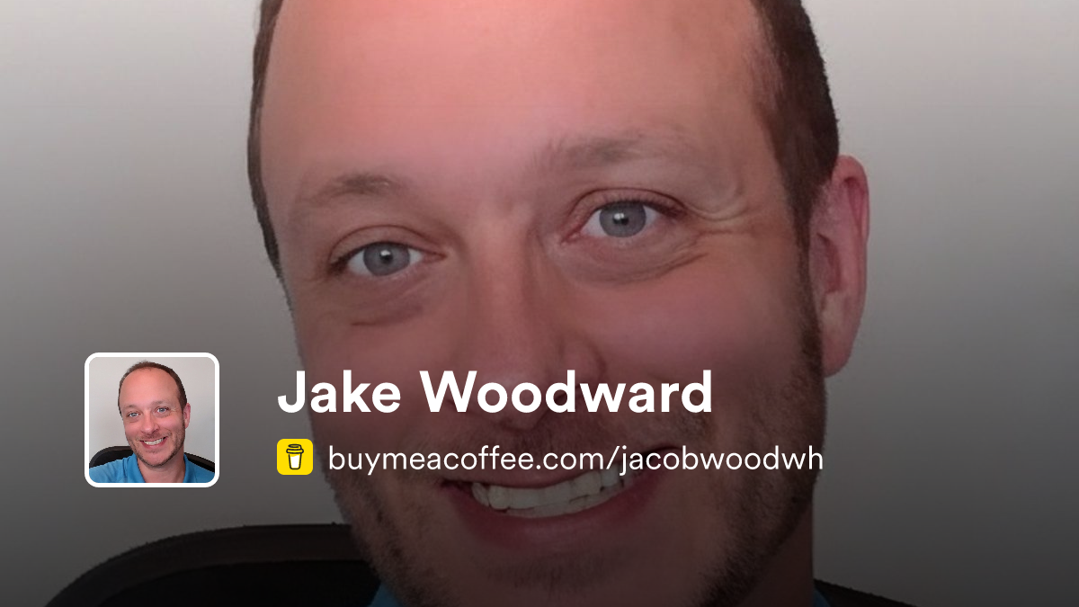 Jake Woodward - Buymeacoffee