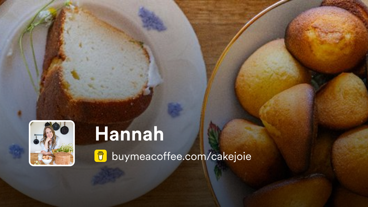 Hannah is sharing recipes and slow living lifestyle - Buymeacoffee