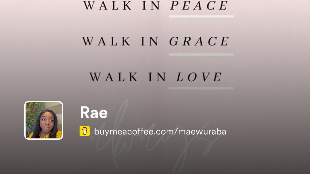 Rae is Art in all forms - Buymeacoffee