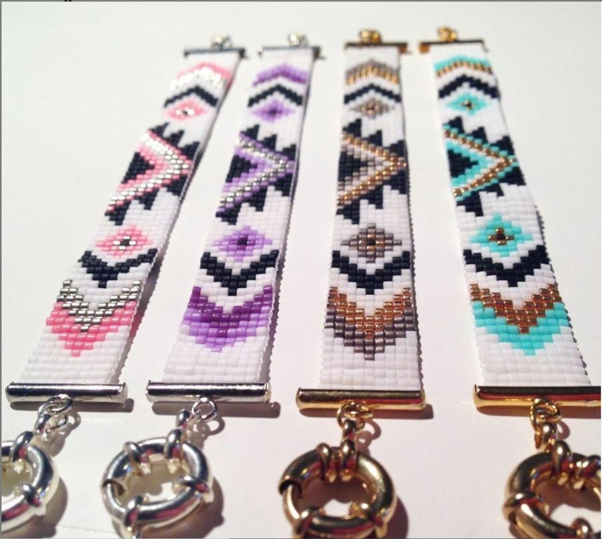 Aztec Style Bracelet — Perrin - Sevgili With Love - Buymeacoffee