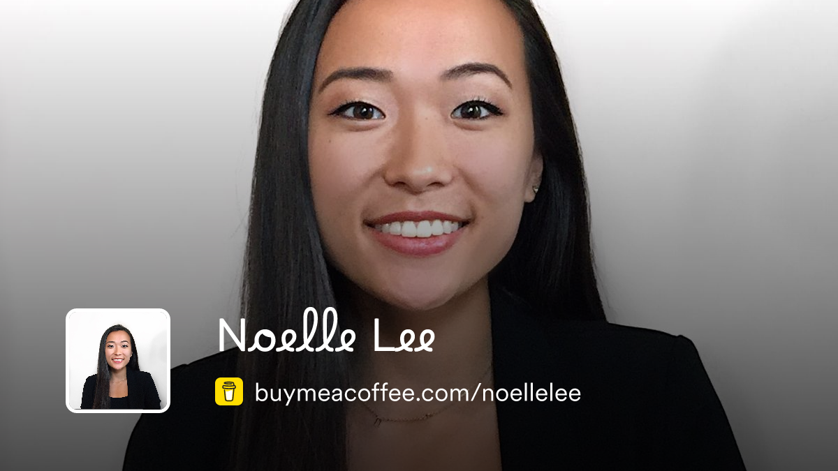 Noelle Lee - Buymeacoffee