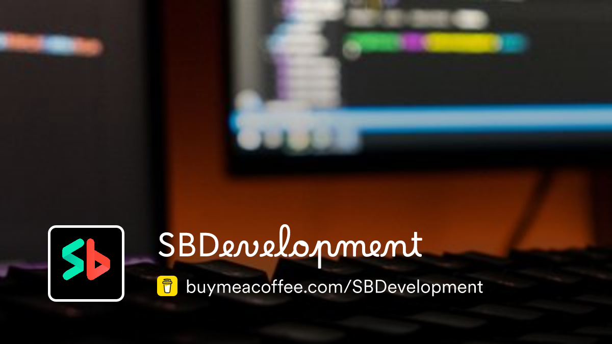 SBDevelopment - Buymeacoffee
