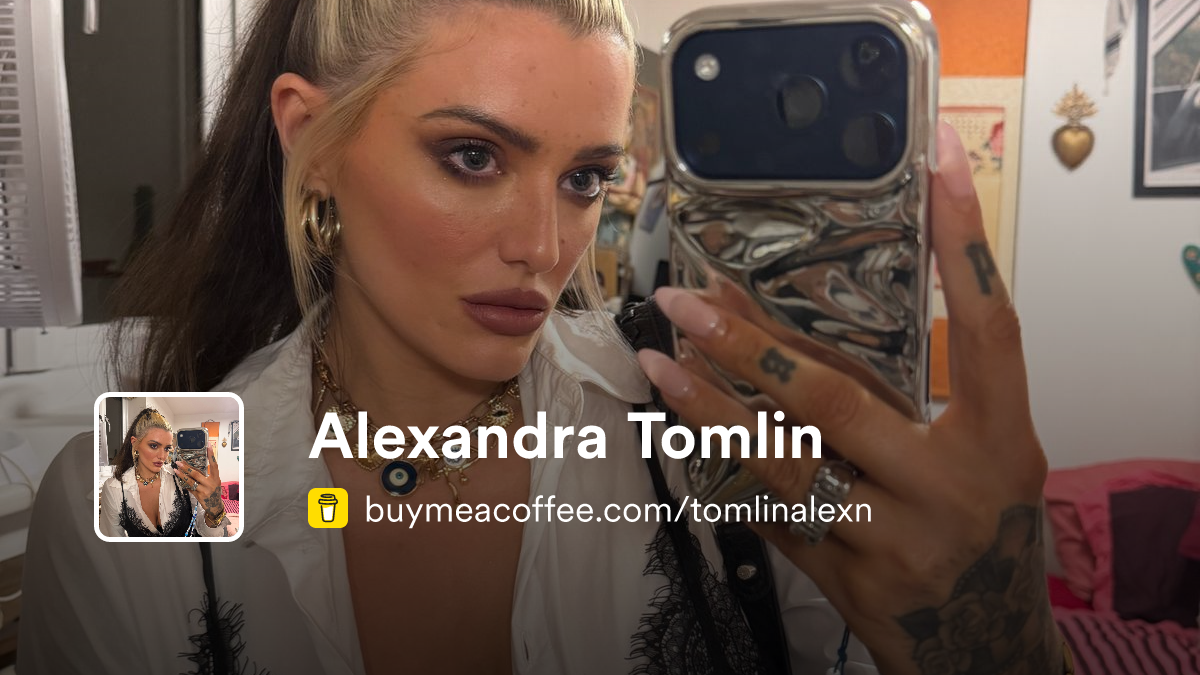 Alexandra Tomlin - Buymeacoffee