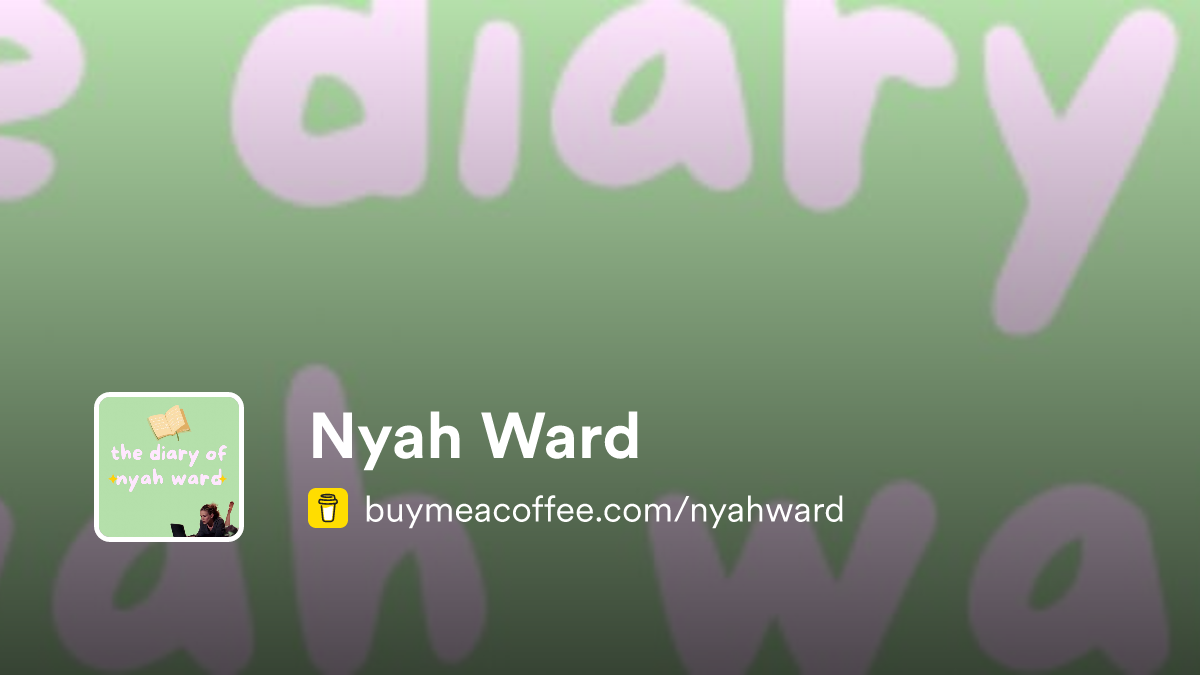 Nyah Ward is writing weekly substack articles about love and life ...