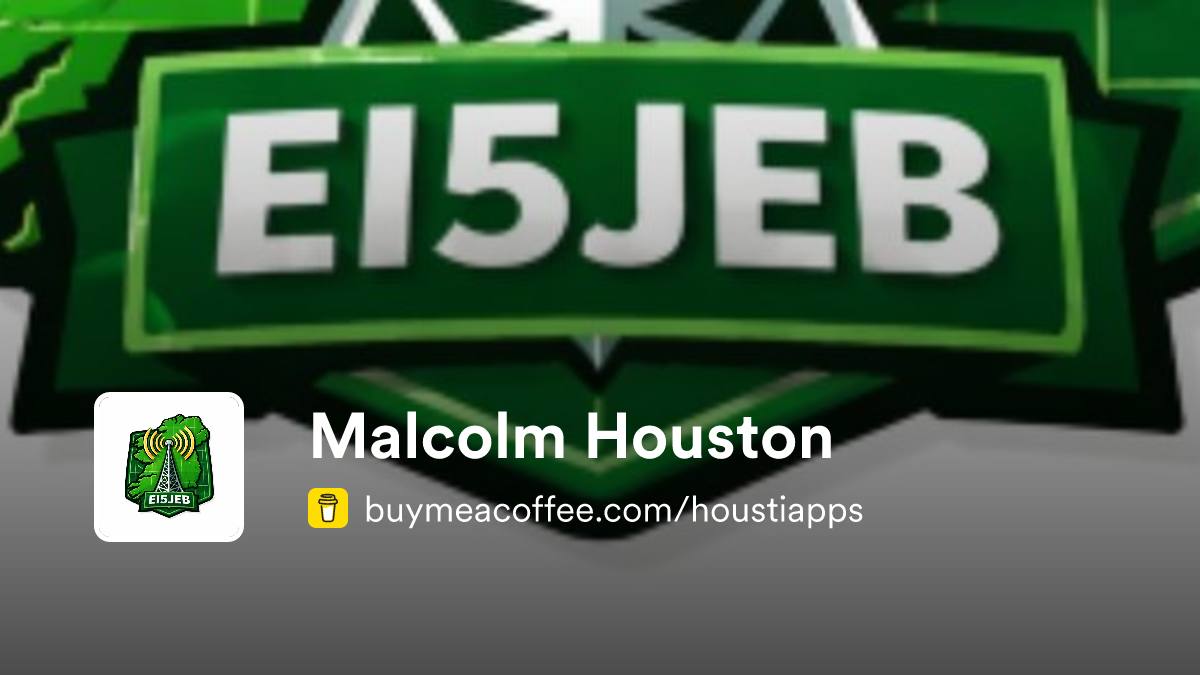 Malcolm Houston - Buymeacoffee