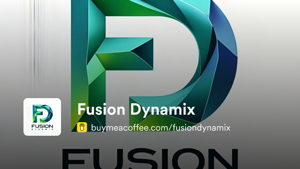 Fusion Dynamix - Buymeacoffee
