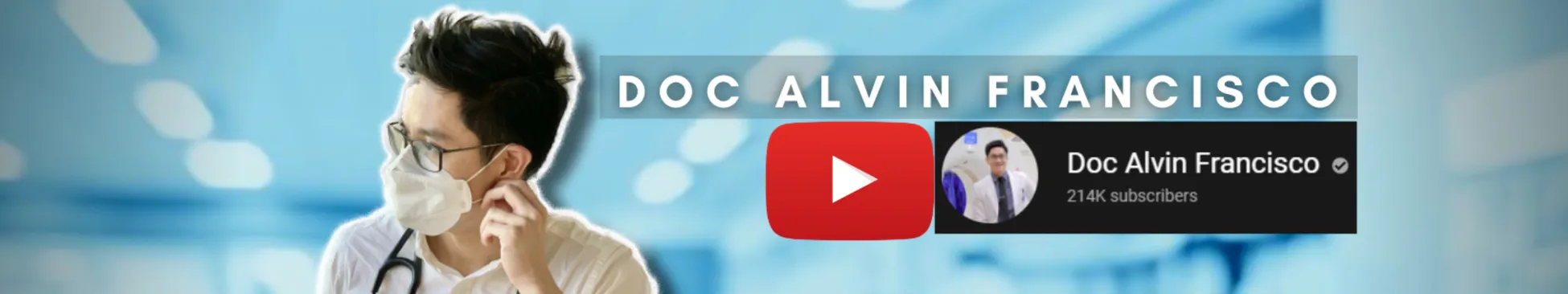 Doc Alvin Francisco is creating Youtube videos - Buymeacoffee