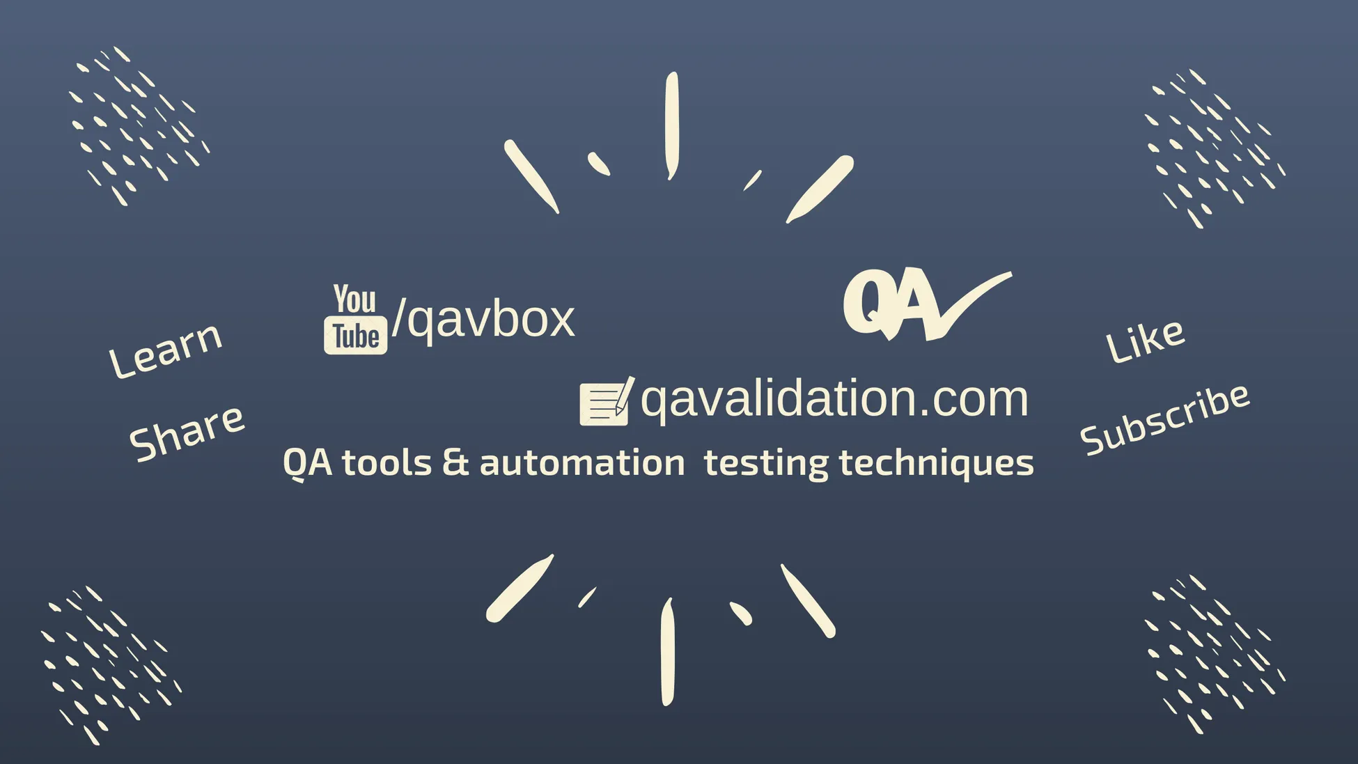 qavalidation is QA & automation testing tools and techniques ...