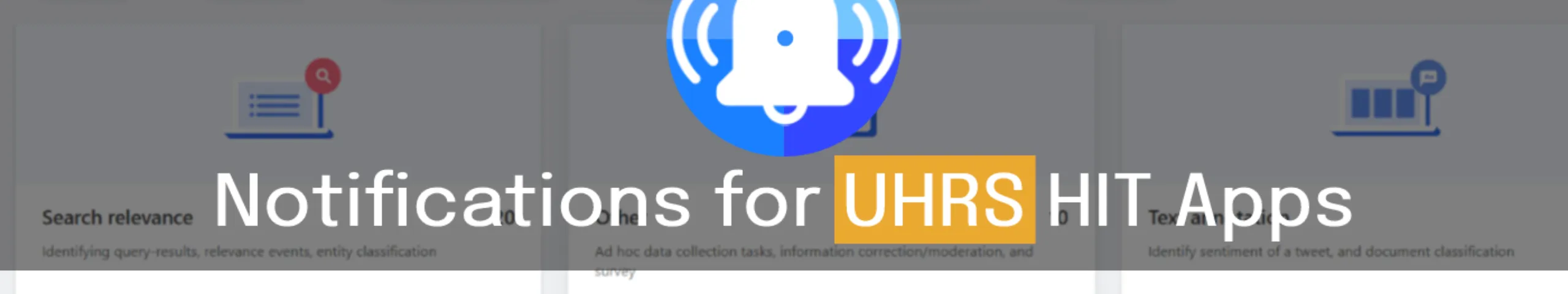 HITs Assistant is creating UHRS notifications - Buymeacoffee