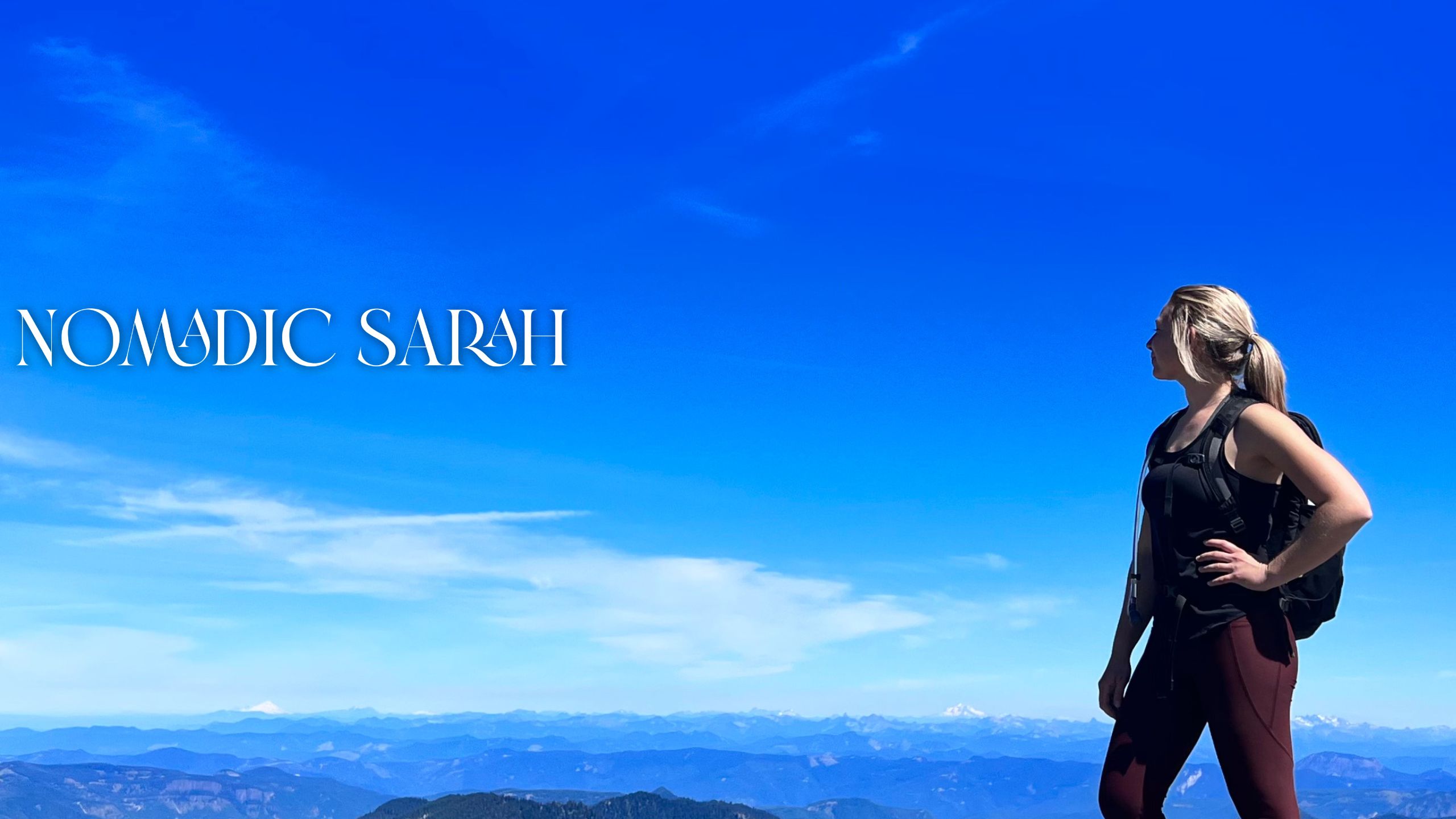 Nomadic Sarah is a traveling video creator