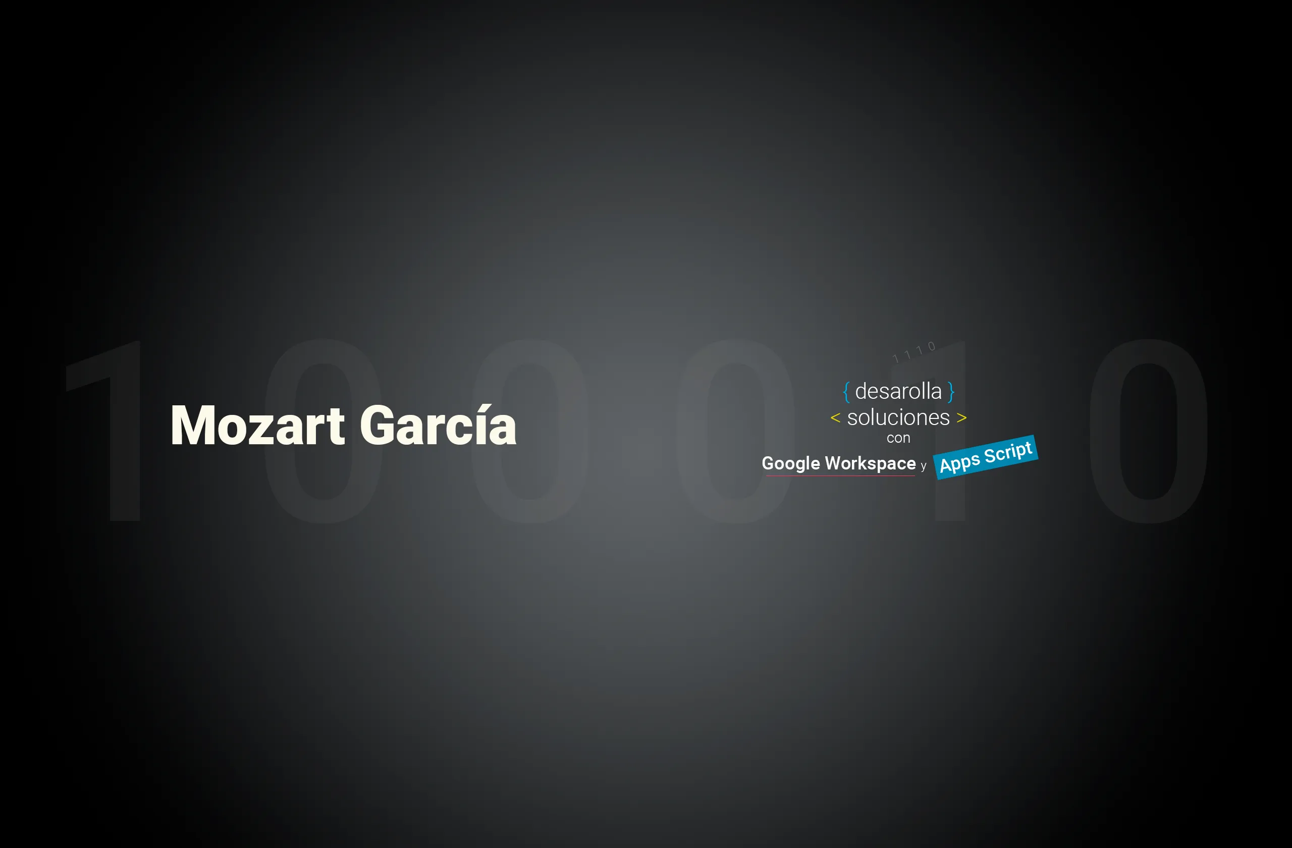 Mozart García is creating tutoriales sobre Apps Script y Google Workspace - Buymeacoffee