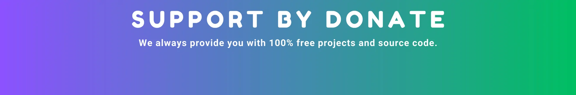 Please support us by donate is Website Design and Development ...