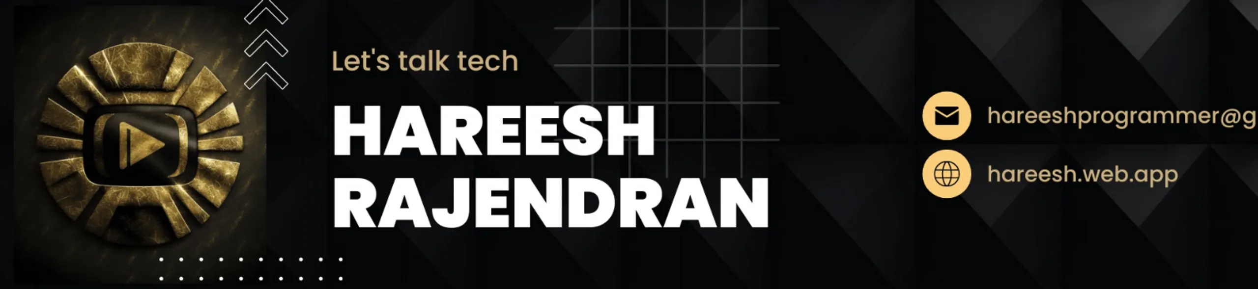 Hareesh Rajendran is I create Real Tech Videos & Music Sometimes - Buymeacoffee