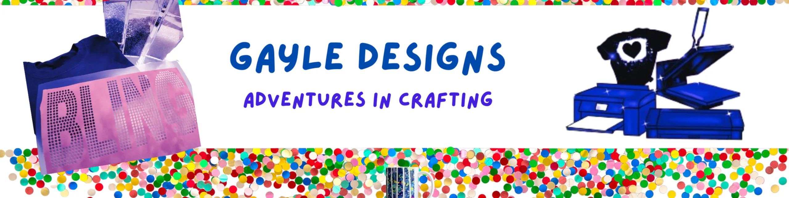 Gayle Designs is I create crafts using Cricut Cutting machines ...