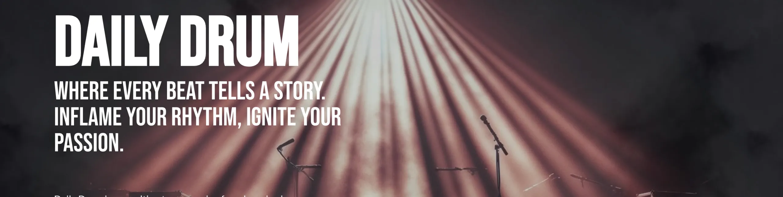 Daily Drum is Website for drummers with challenges and drum score ...