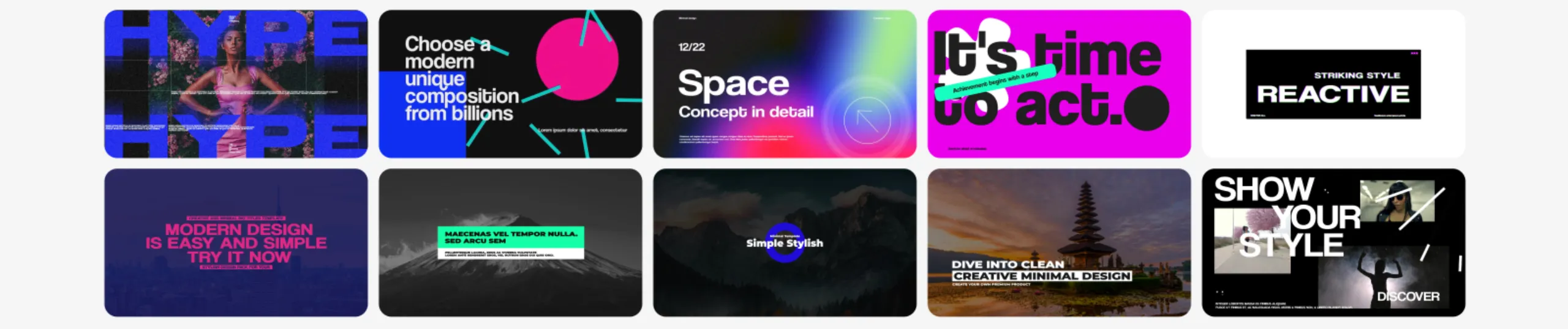 Motionitems is Library of animated templates - Buymeacoffee