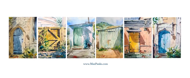 Max Panks is a watercolour landscape artist - Buymeacoffee