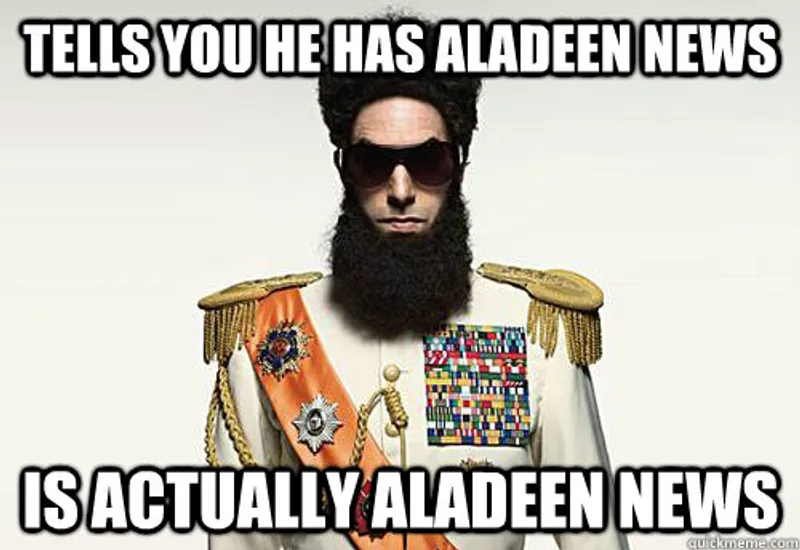 Aladeen and aladeen is Expect nothing. Get everything. - Buymeacoffee