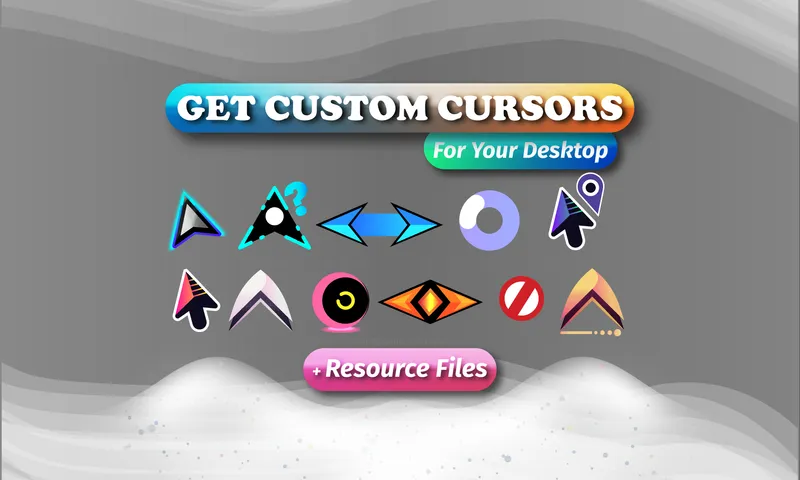 Richmond Amanfo (multiplewaters) is creating custom mouse cursors for an interactive desktop ...