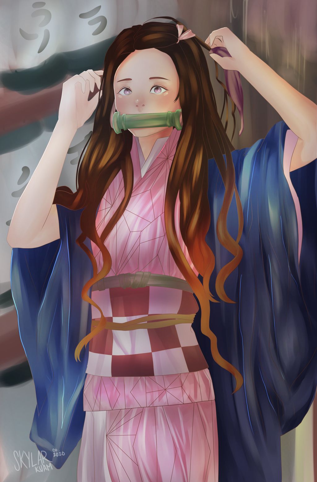 Nezuko art uwu — Skylar