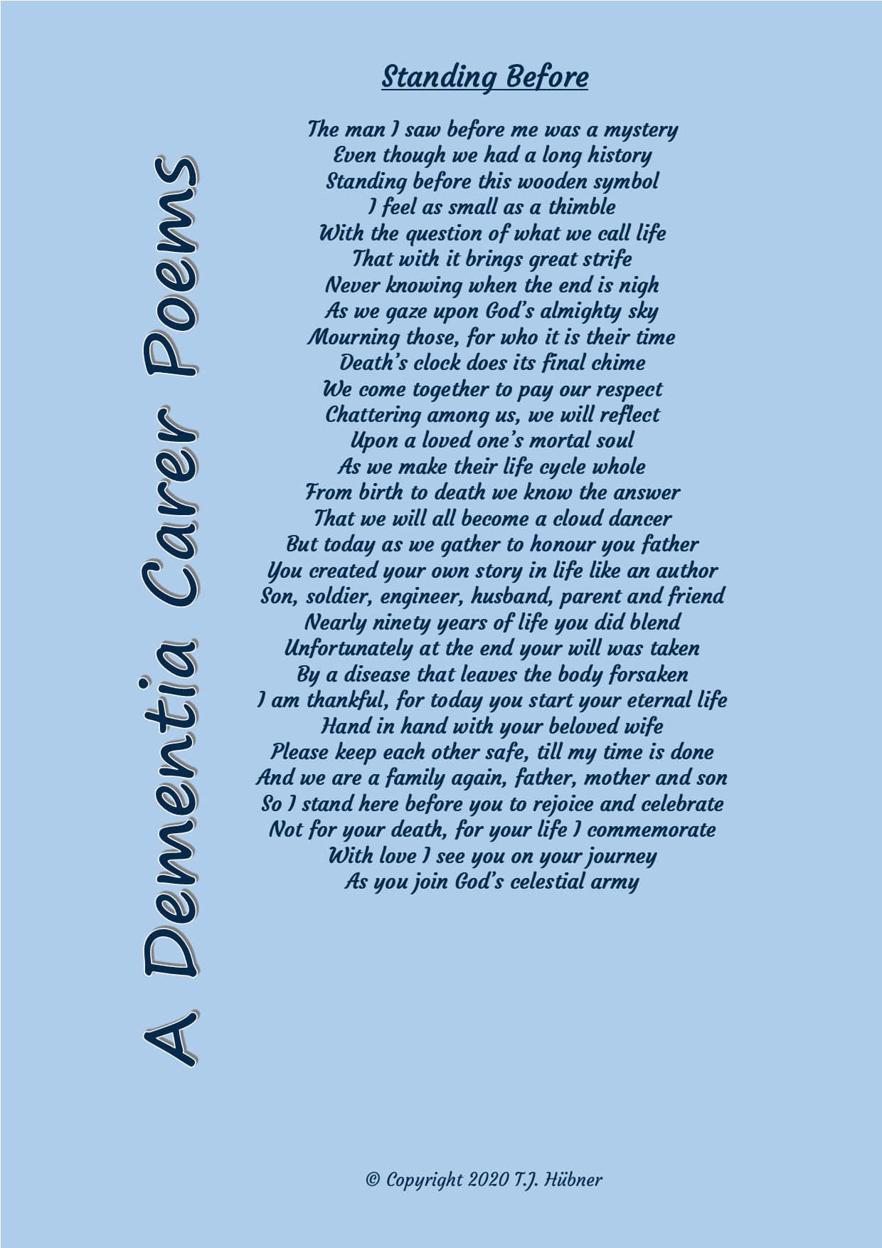 A Dementia Carer Poems — T.J. Hubner Writing