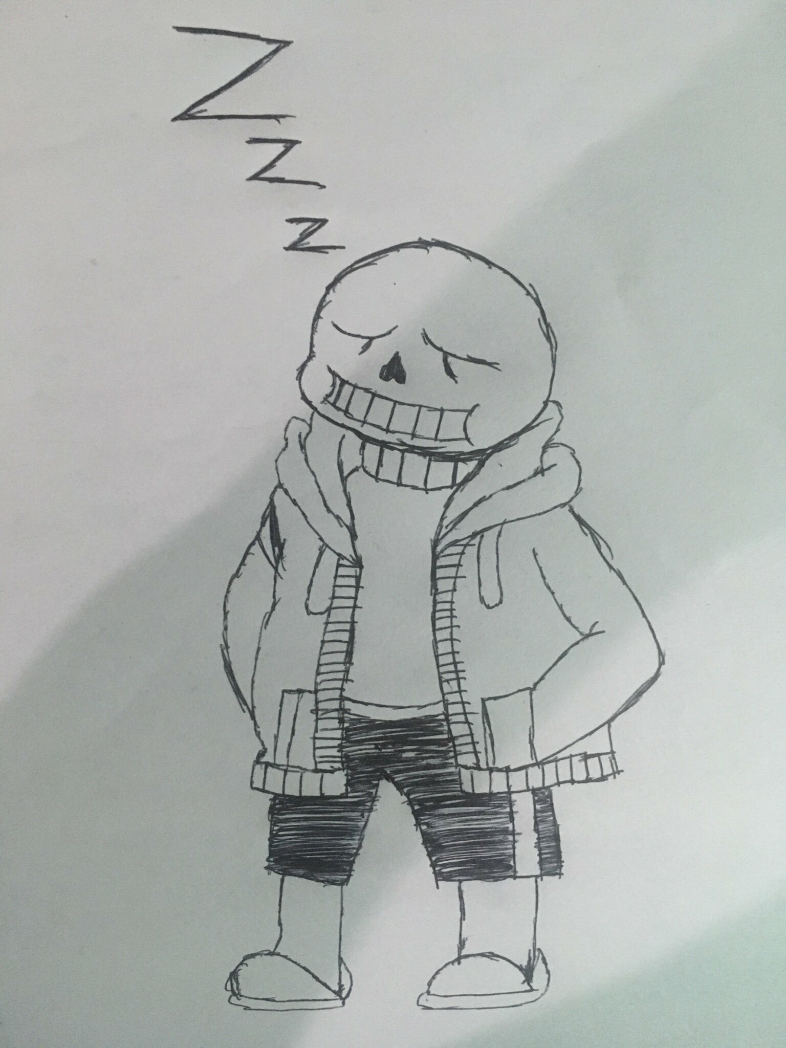 Undertale - Sleeping Sans — Shreeder4092